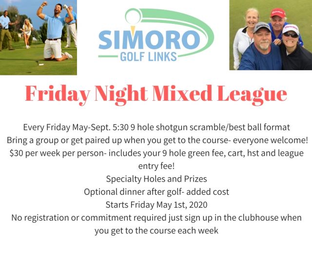 Simoro Golf Links - Friday Fun Mixed League